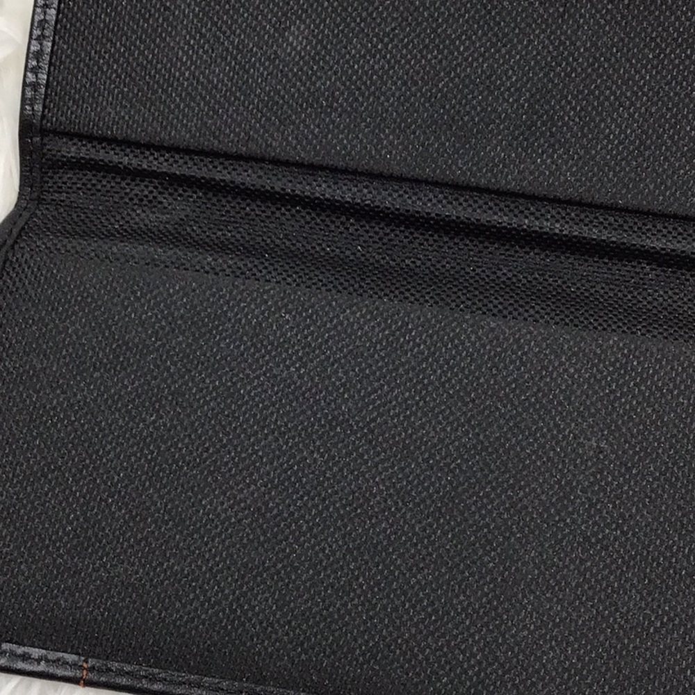 Harley Davidson Black Leather Checkbook Cover - Gem